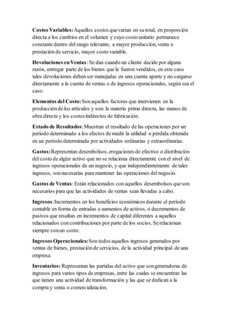 GLOSARIO COSTOS | DOCX