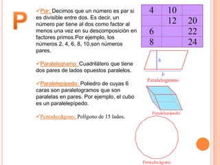 Glosario de matematica | PPTX