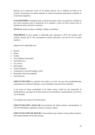 Glosario de neuropsicología | DOCX
