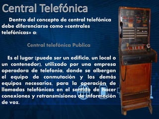 Glosario de sistemas de telefonia | PPTX