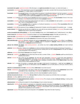 Glosario español ingles de palabras y expresiones utiles