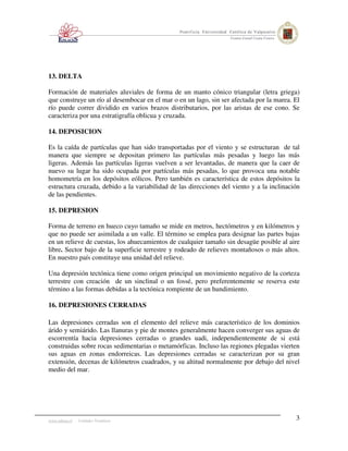 Glosario geologia | PDF