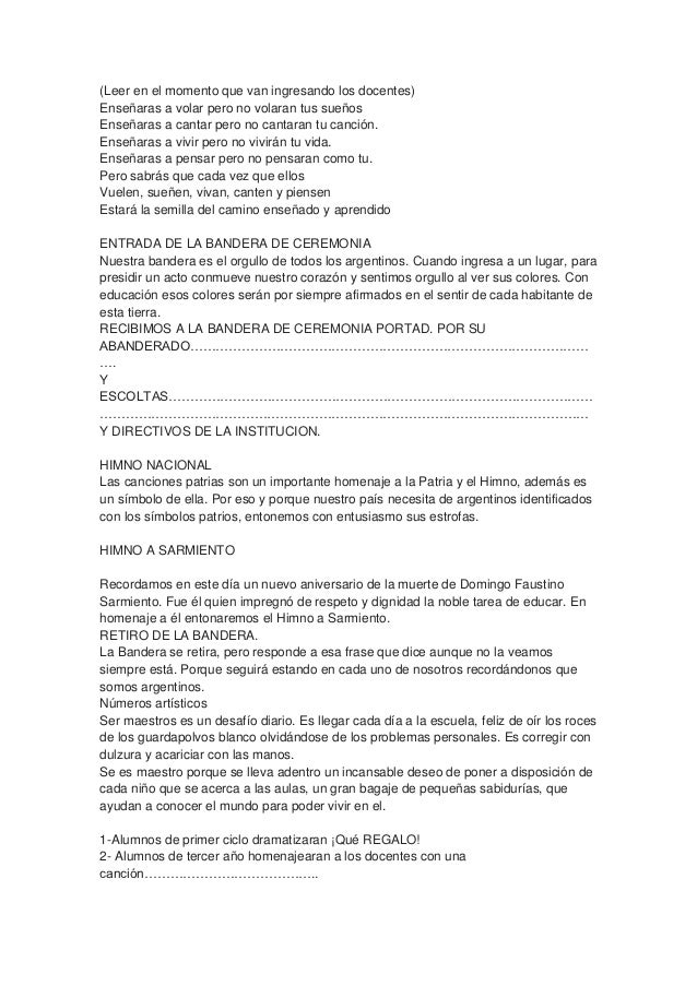 Glosas y palabras para el acto Glosas y palabras para el acto