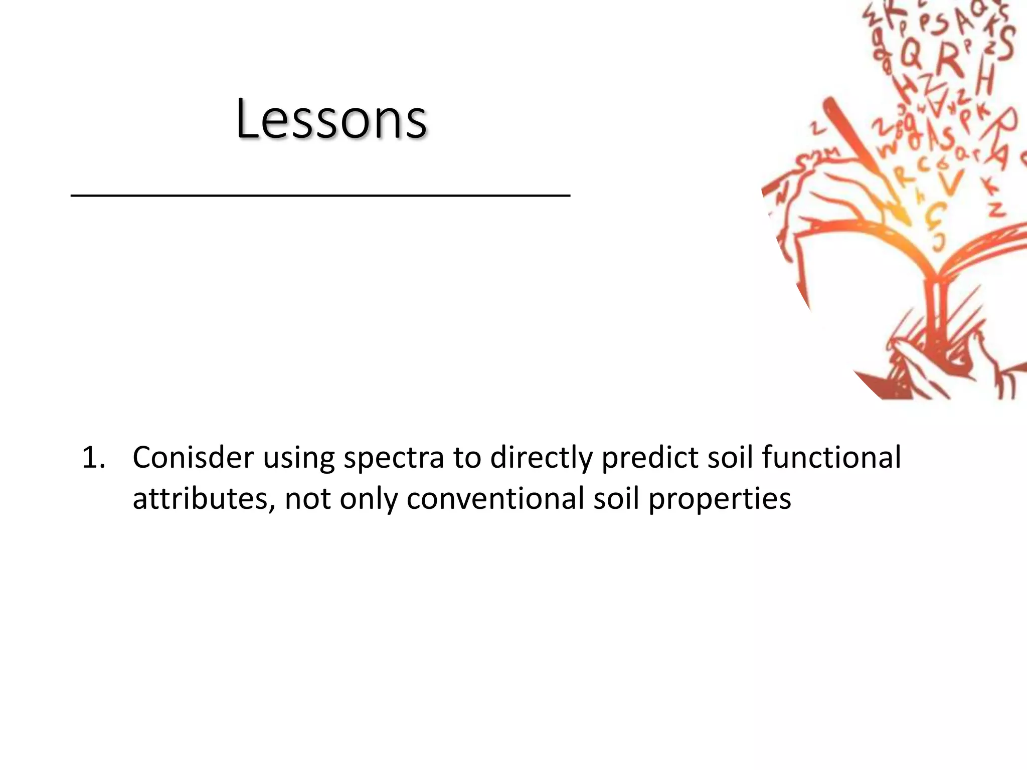 Item 1: Soil infrared spectroscopy | PPTX