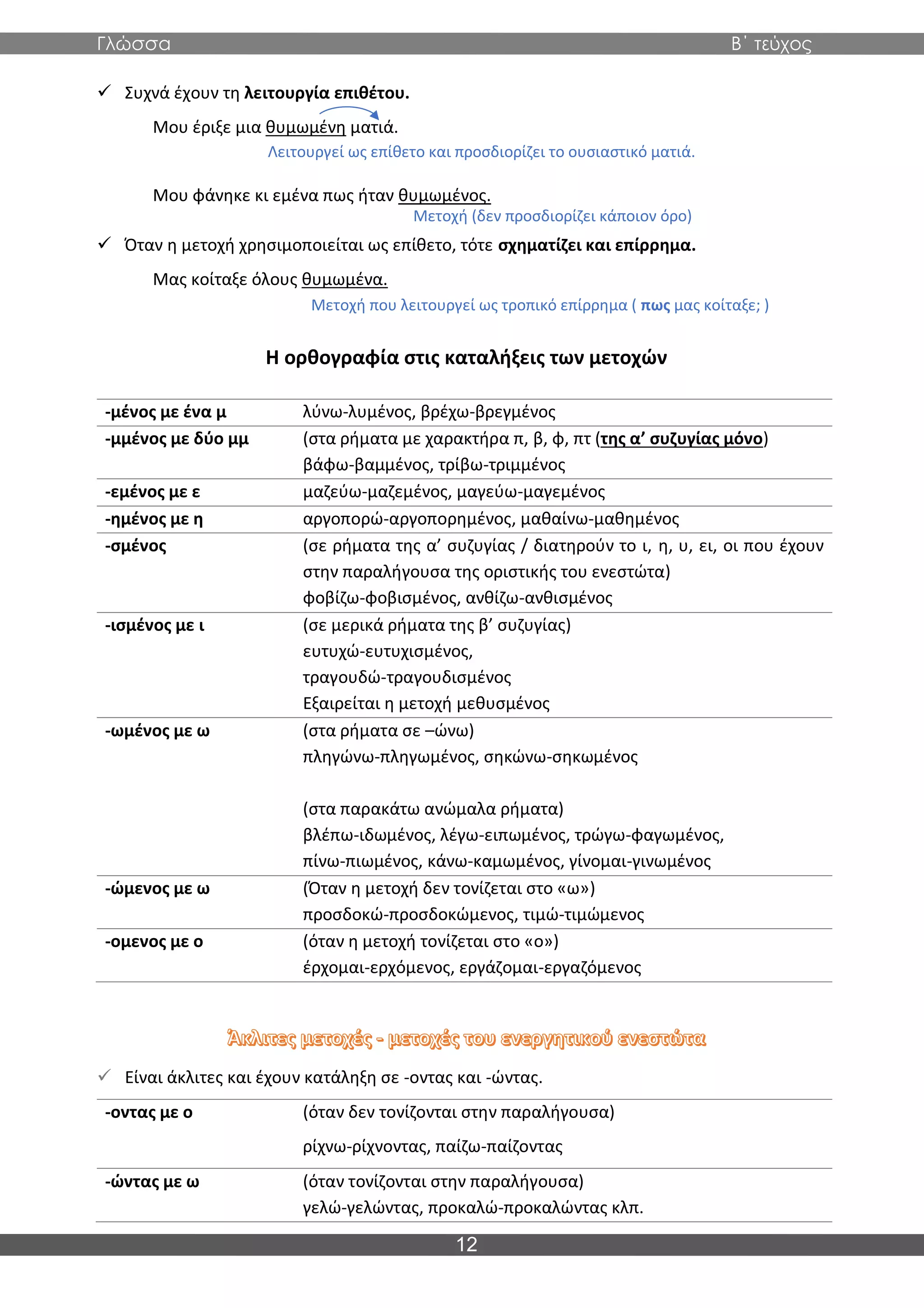 Γλώσσα Στ Δημοτικού τευχος β | PDF