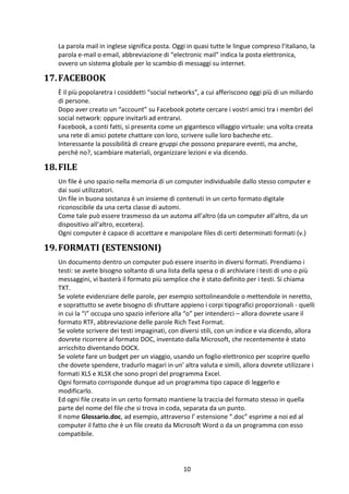 Glossario di informatica | DOCX