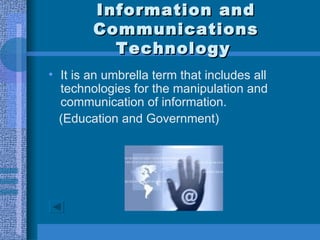 ICT glossary | PPT
