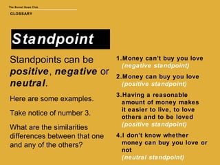 Burnet News Club resource - Glossary | PPT