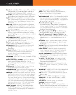 IGCSE ICT Theory | PDF