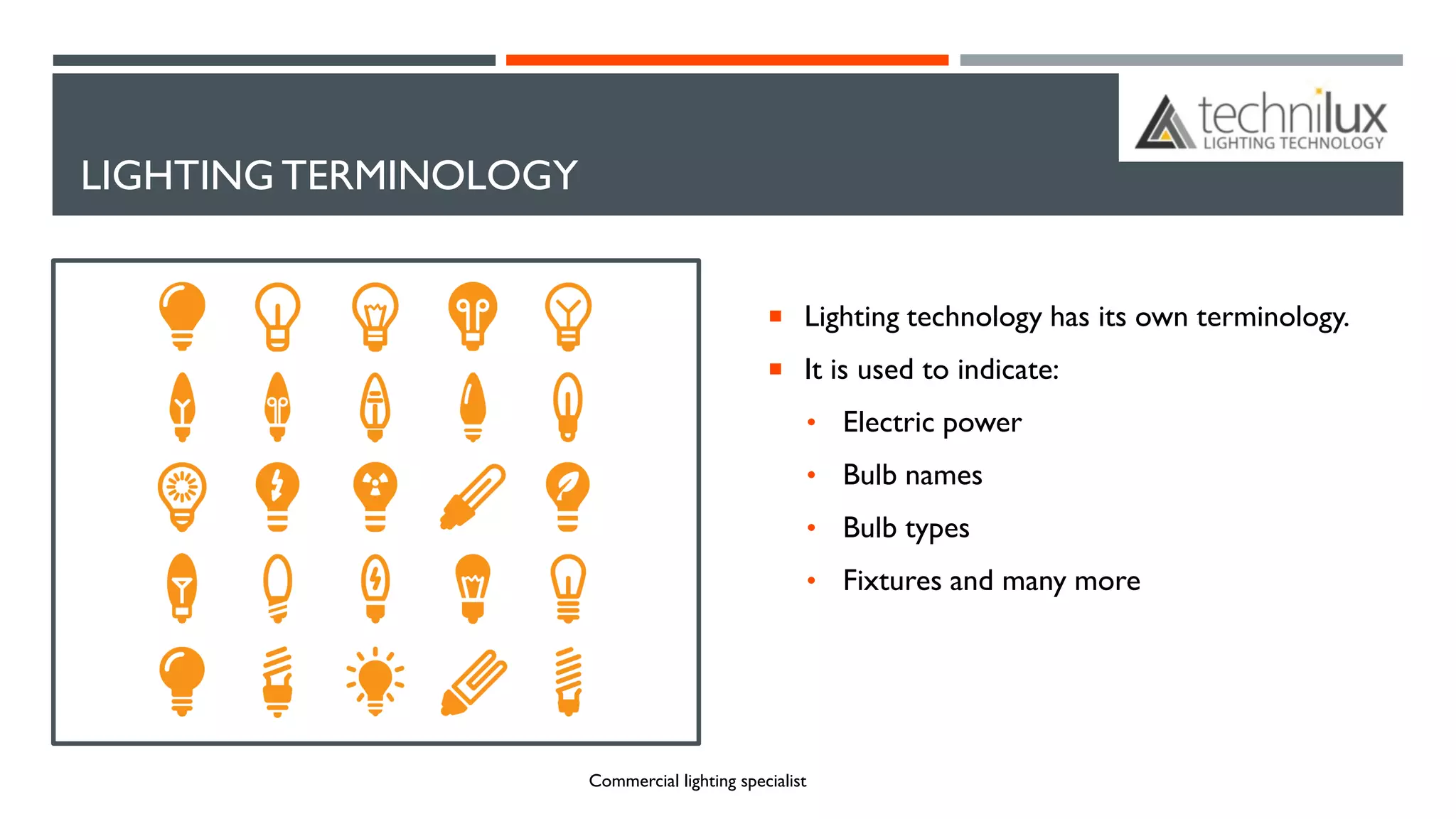 Glossary - Light Bulb and Lighting Terms | PPT