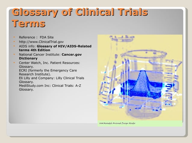 Glossary Of Clinical Trials Terms | PPT | Healthcare Industry | Industries