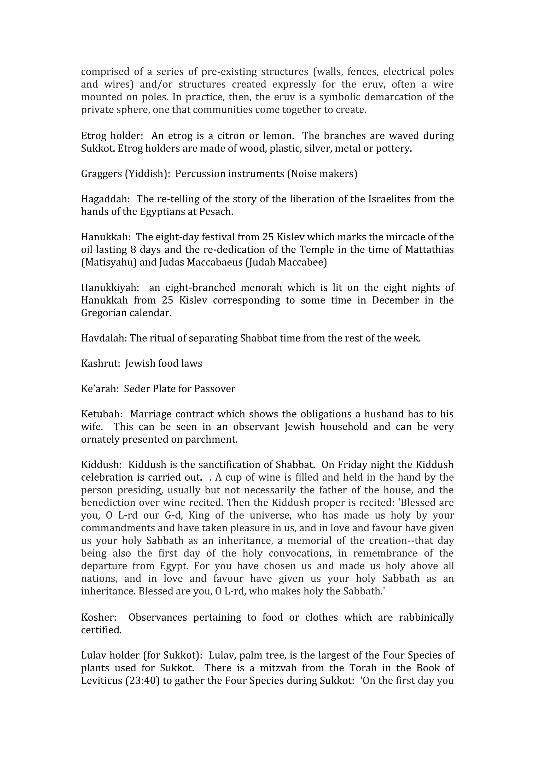 Glossary of-hebrew-and-yiddish-terms | PDF