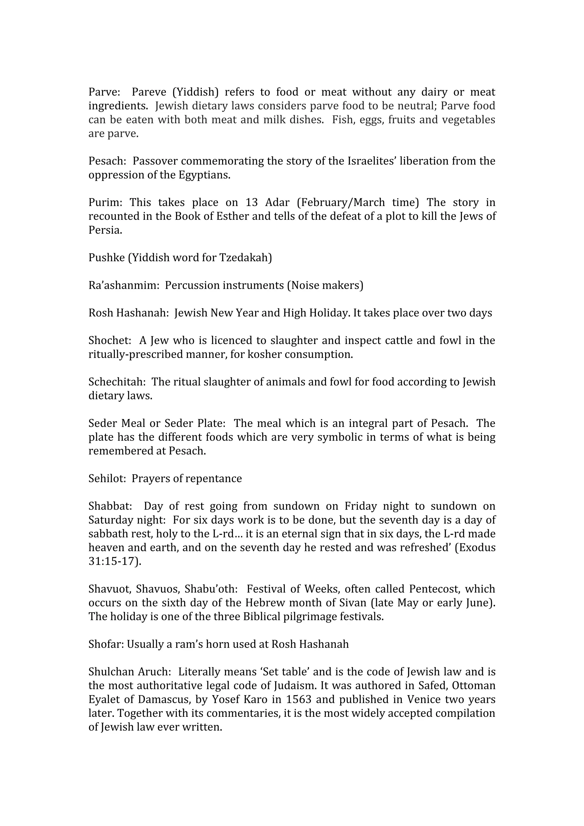 Glossary of-hebrew-and-yiddish-terms | PDF