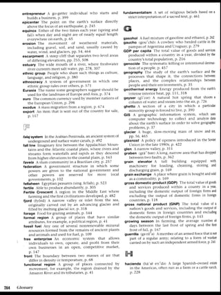 Glossary world geography | PDF