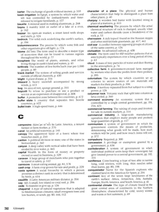 Glossary for World Geography | PDF