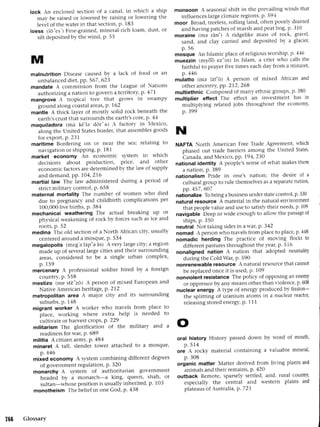 Glossary for World Geography | PDF