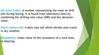 Glossary_Engineering Geology.and civil pptx | PPTX