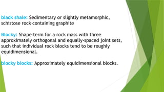 Glossary_Engineering Geology.and civil pptx | PPTX