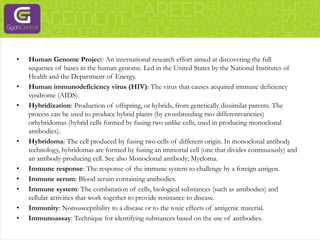 Glossary of biotechnology | PPTX