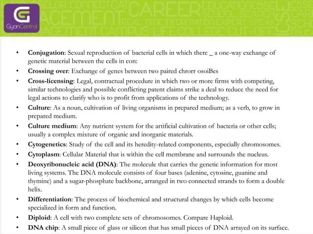 Glossary of biotechnology | PPT