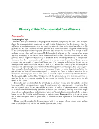 Definitions of Course-Related Terms/Phrases | PDF