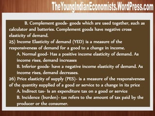 Glossary of Economic terms | PDF