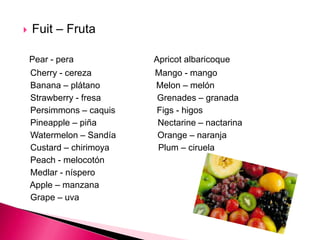 Glossary of food | PPTX | Desserts and Baking | Food & Drink