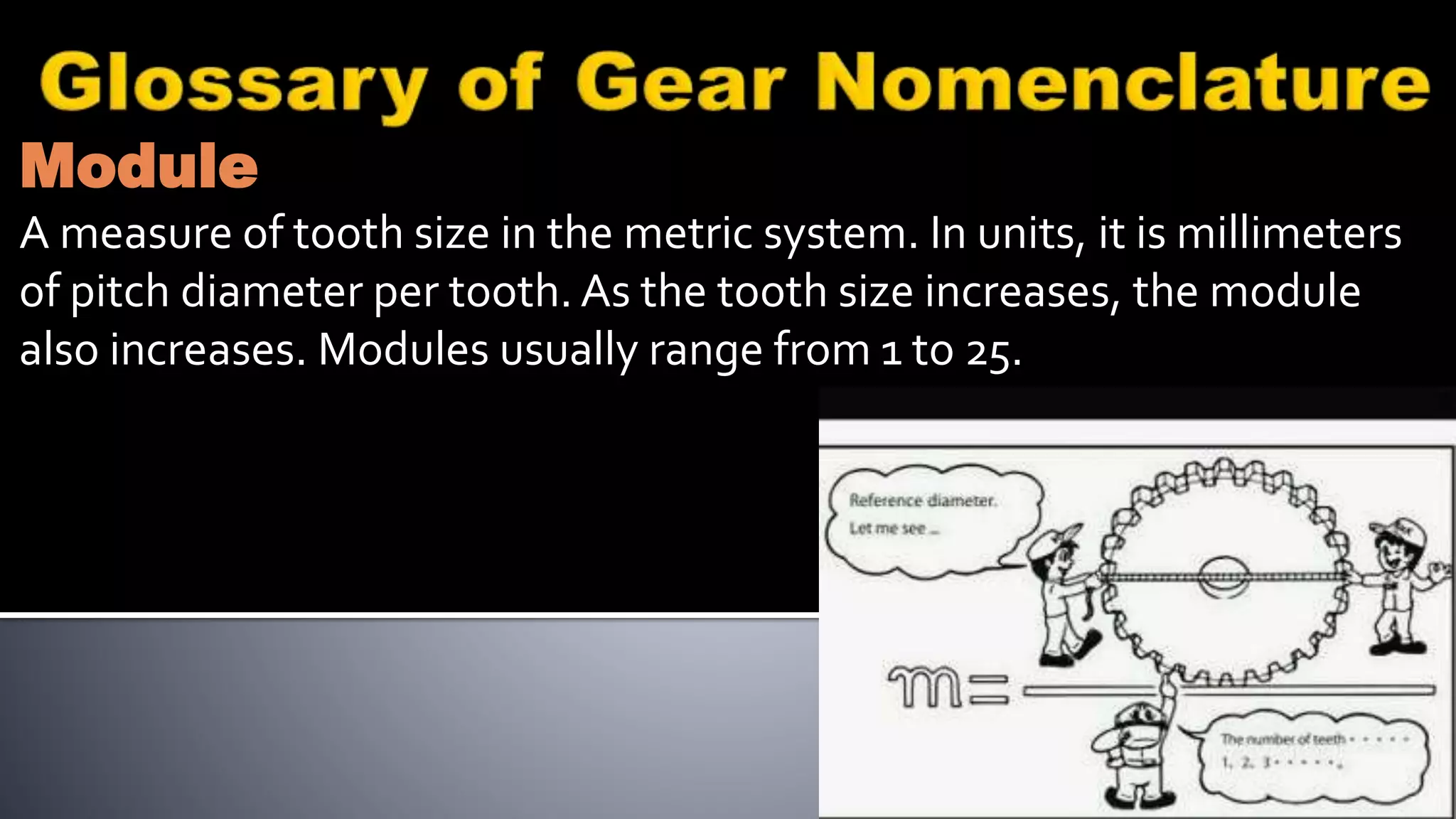 Glossary of gear nomenclature | PPTX
