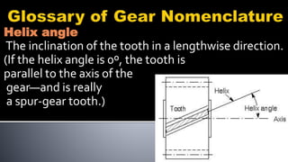 Glossary of gear nomenclature | PPTX