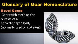 Glossary of gear nomenclature | PPTX