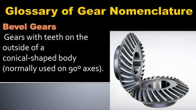 Glossary of gear nomenclature | PPTX