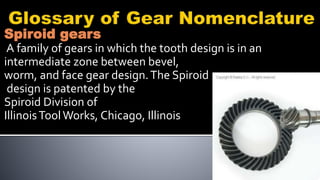 Glossary of gear nomenclature | PPTX