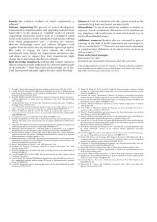 Glossary of health informatics terms | PDF