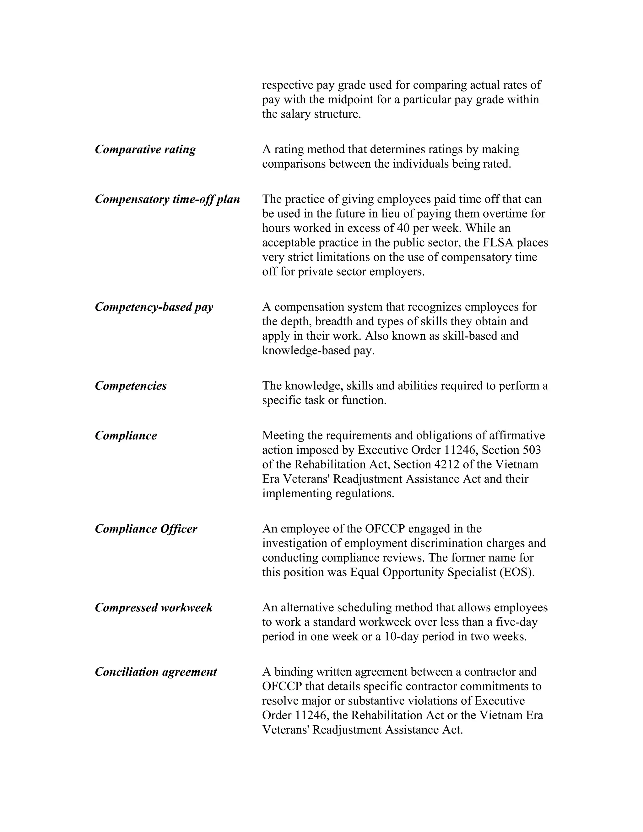 Glossary of human resources terms | PDF