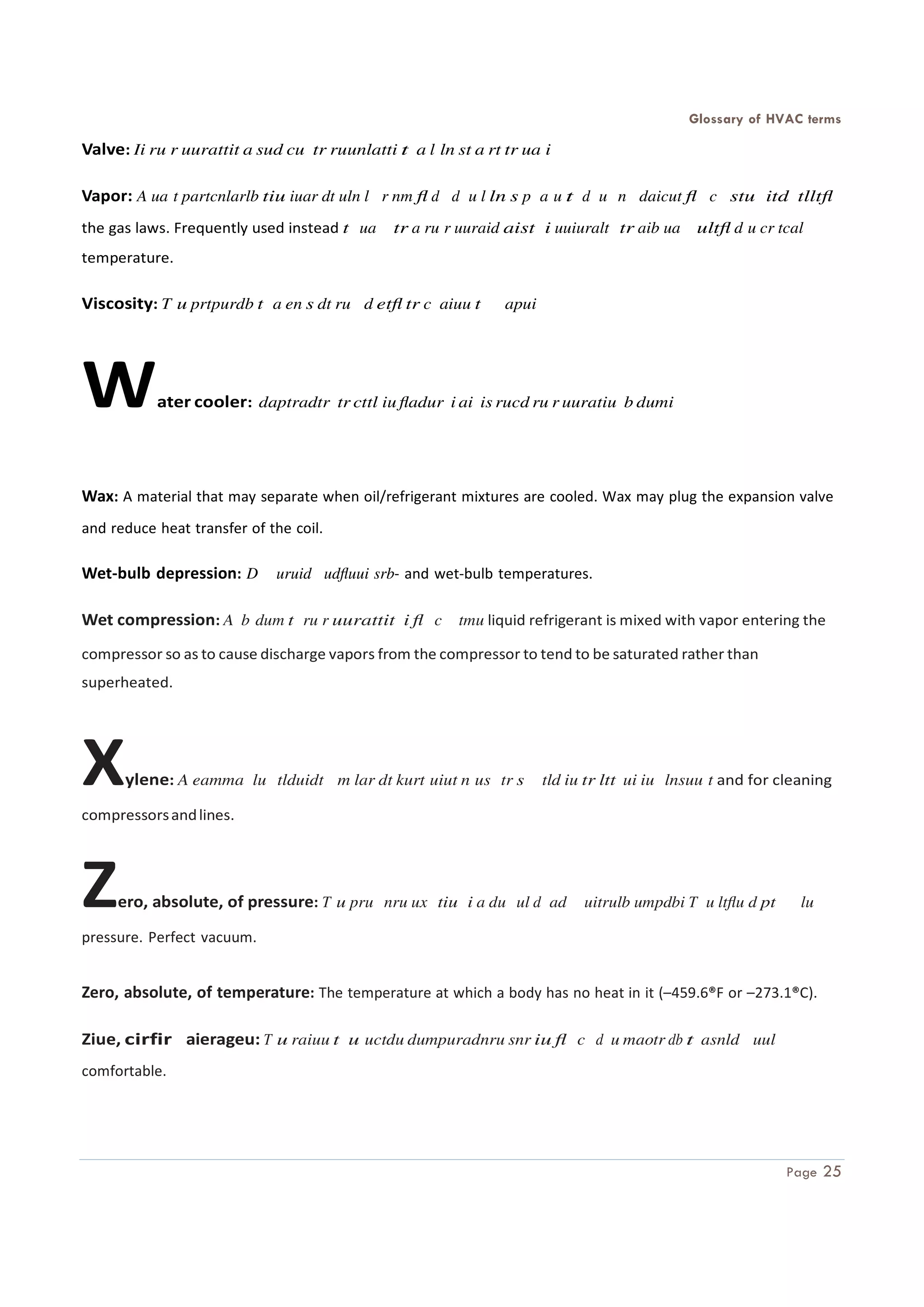 Glossary of HVAC Terms | PDF