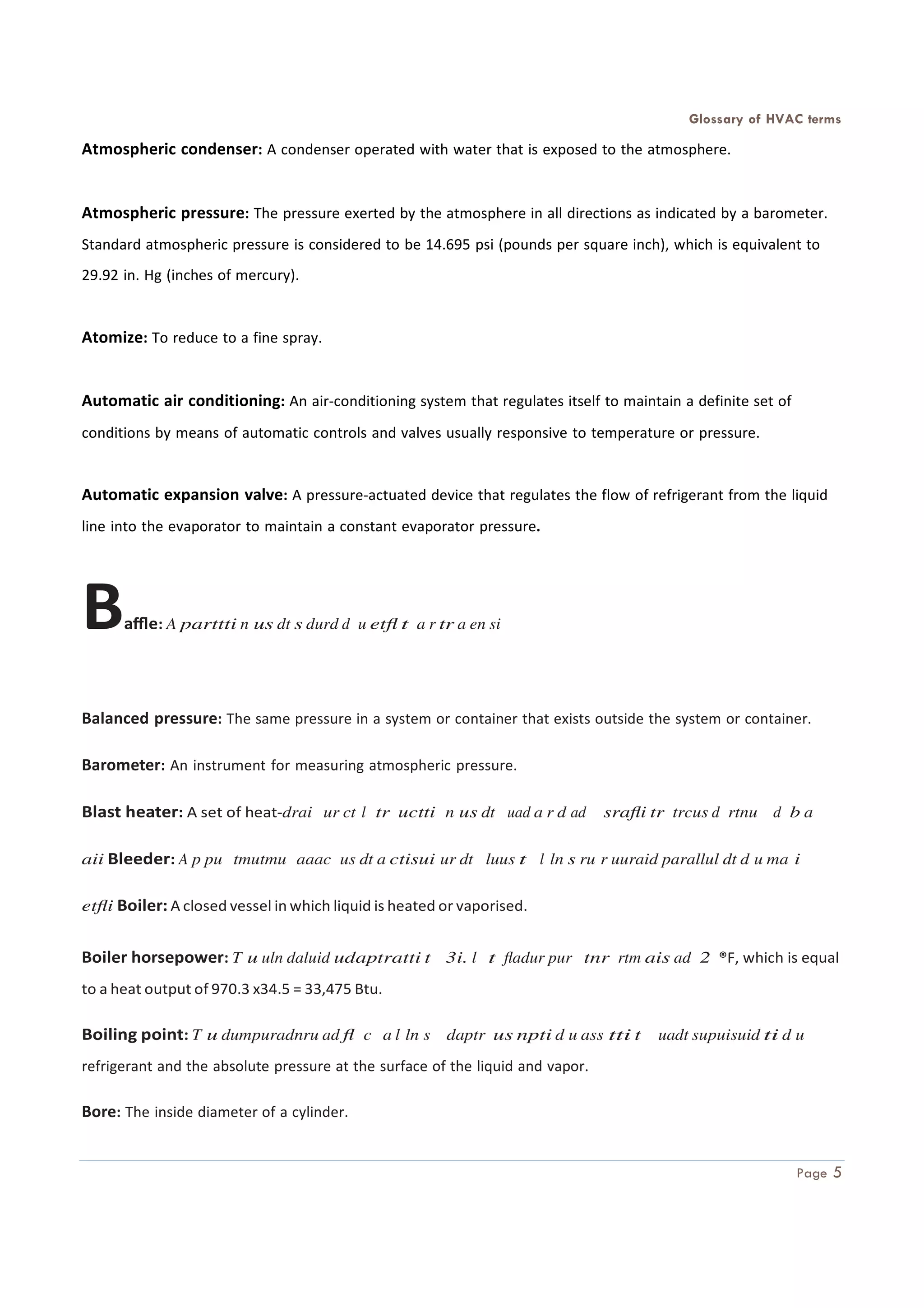 Glossary of HVAC Terms | PDF