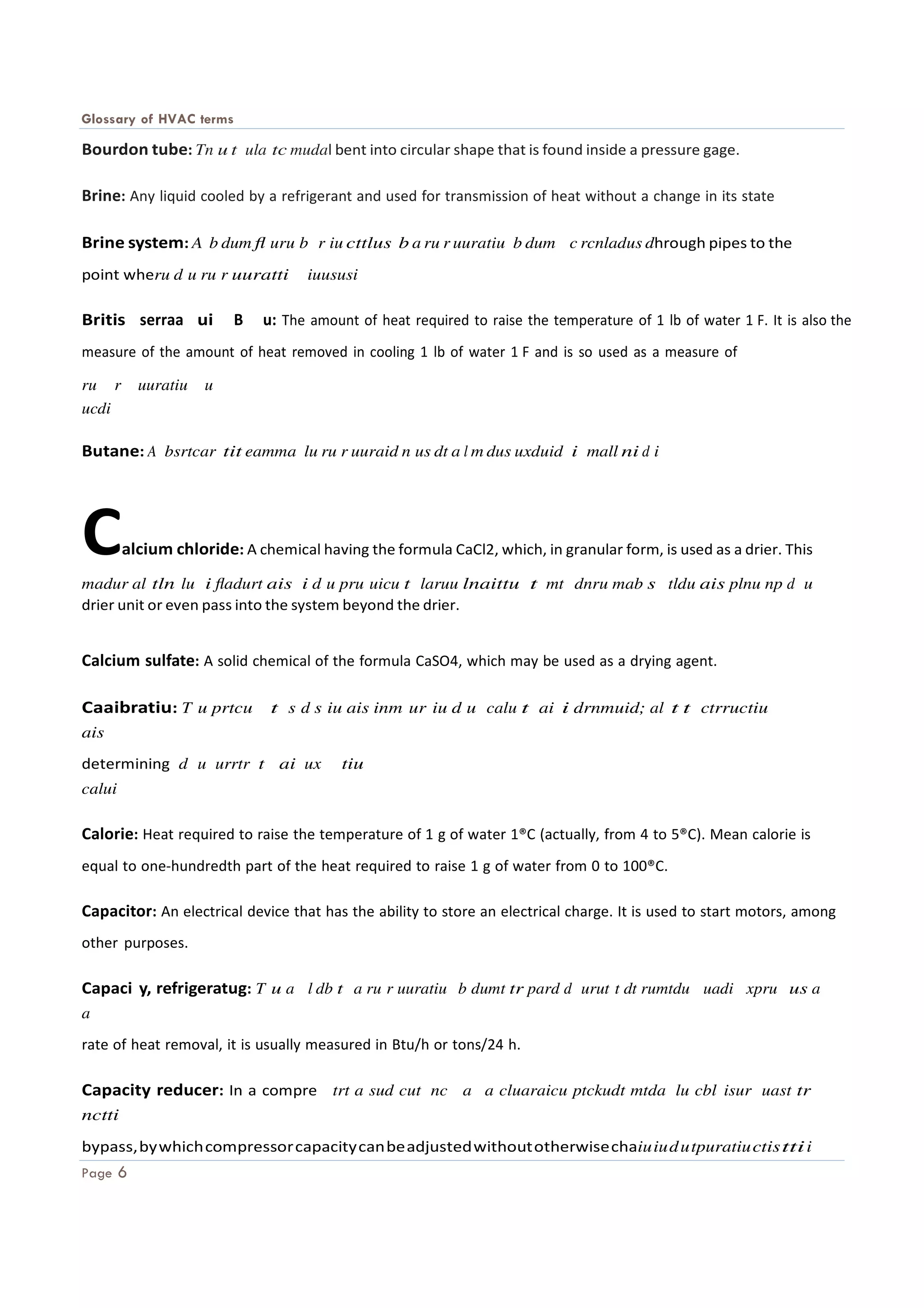 Glossary of HVAC Terms | PDF