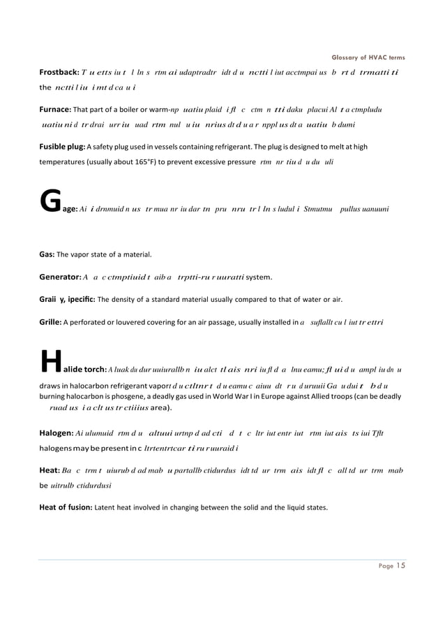 Glossary of HVAC Terms | PDF | Home Appliances | Home & Garden