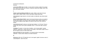 important network terminologies | DOCX