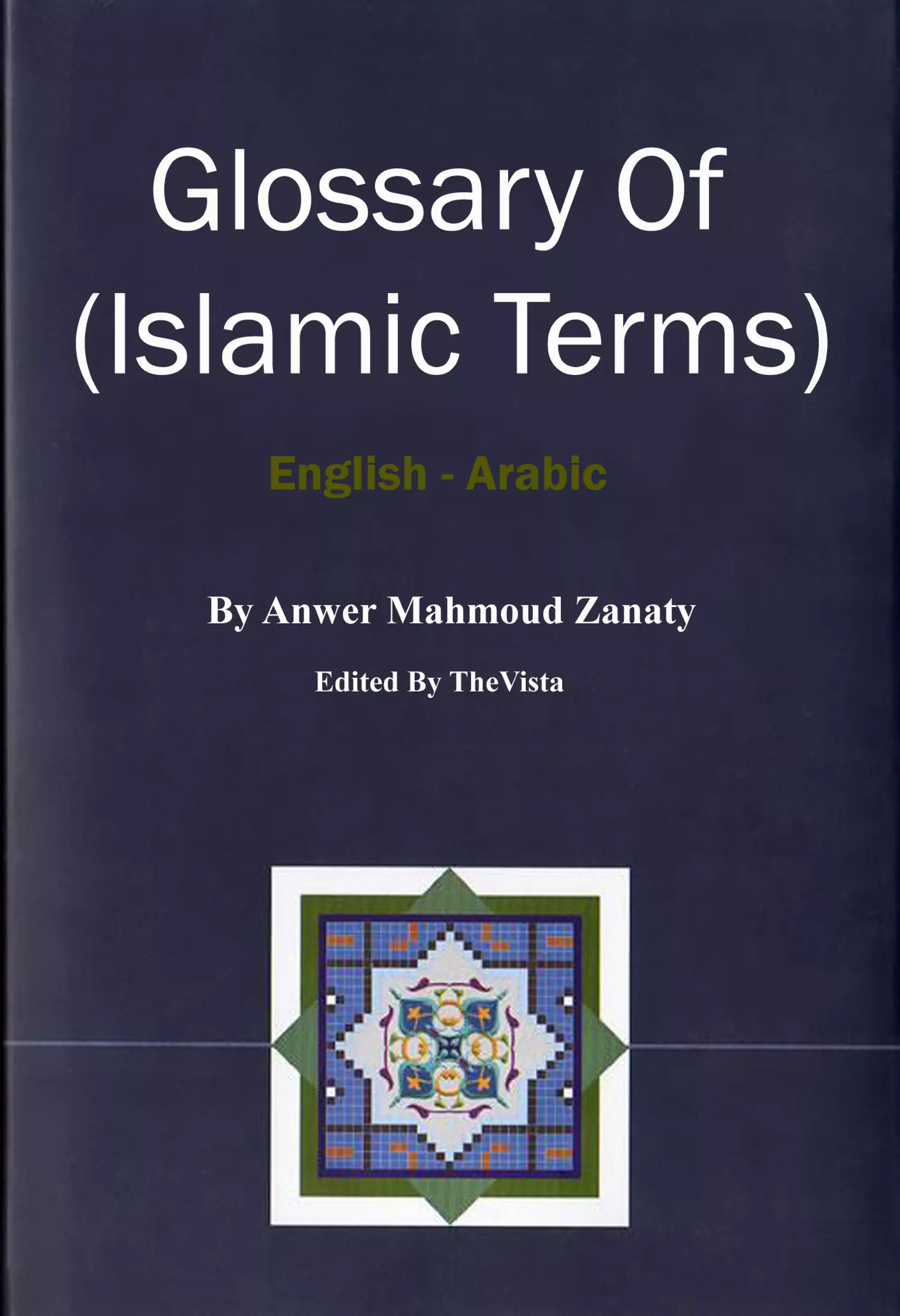 Glossary Of Islamic Terms | PDF