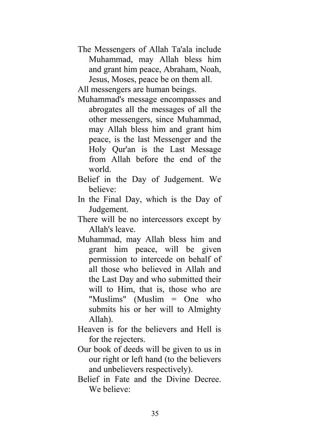 Glossary Of Islamic Terms | PDF