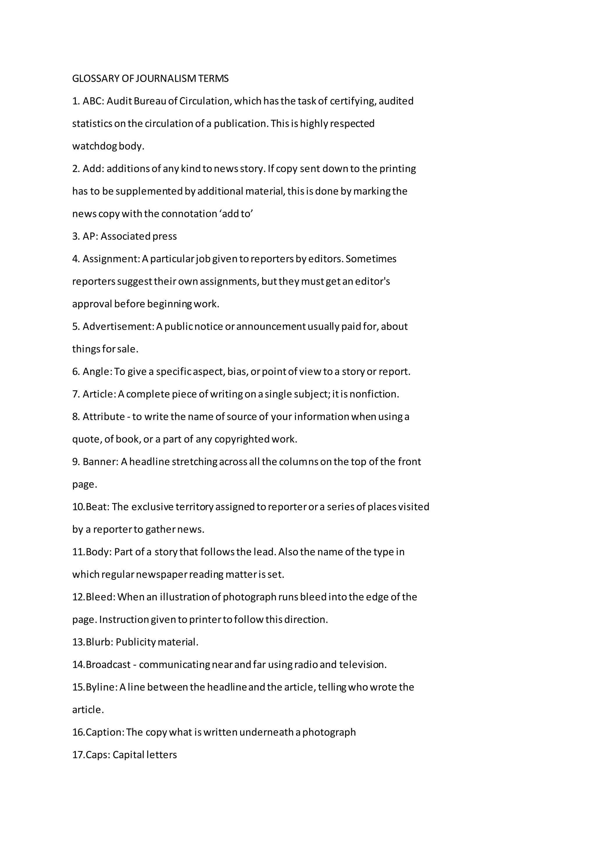 GLOSSARY OF JOURNALISM TERMS.docx