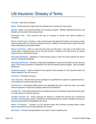 glossary of life terms for life insurance.pdf