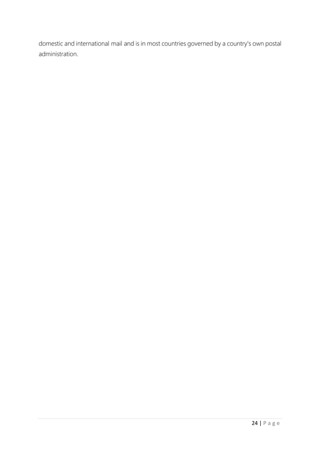 Glossary of logistics and postal logistics | PDF