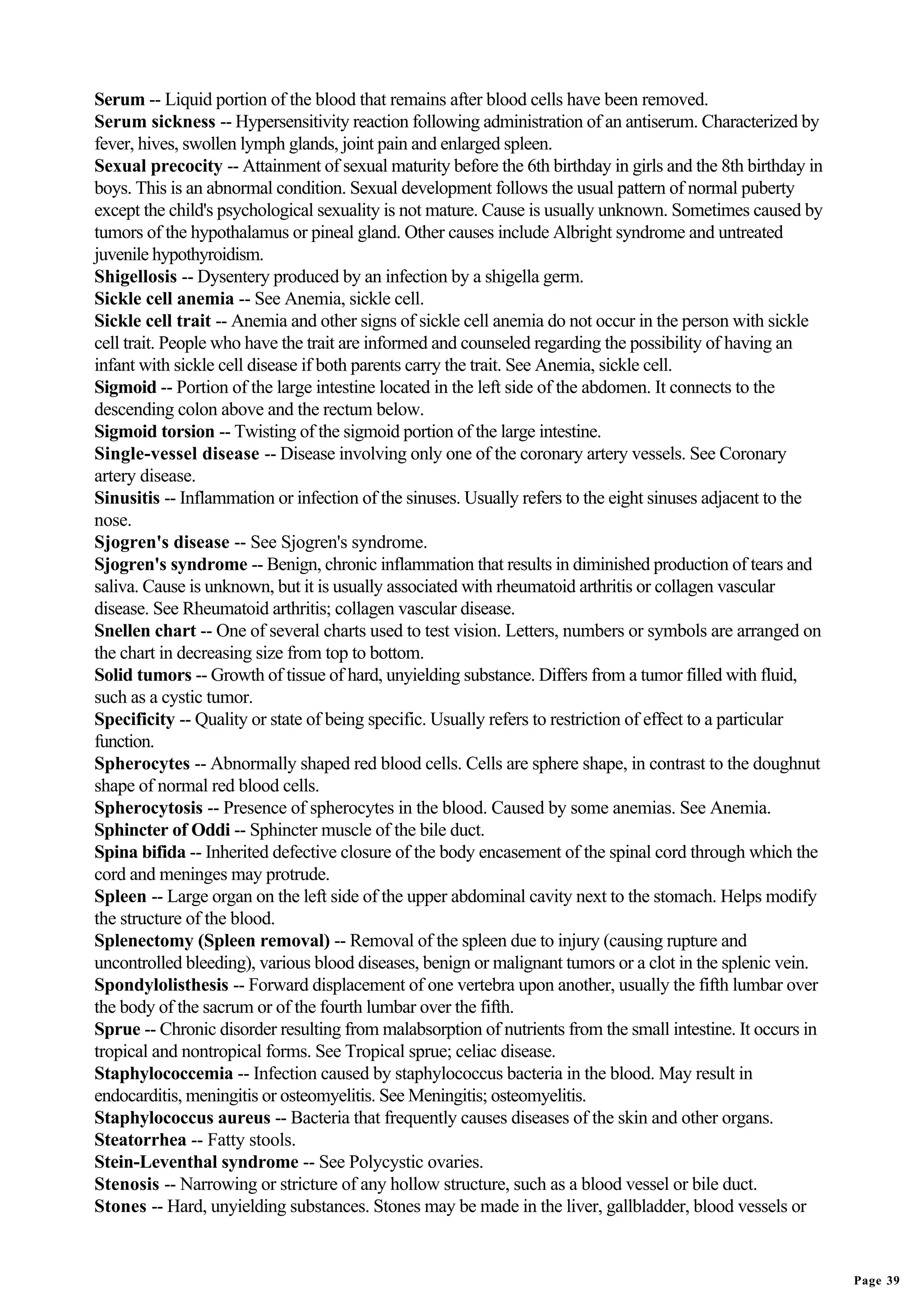 Glossary of medical terms | PDF