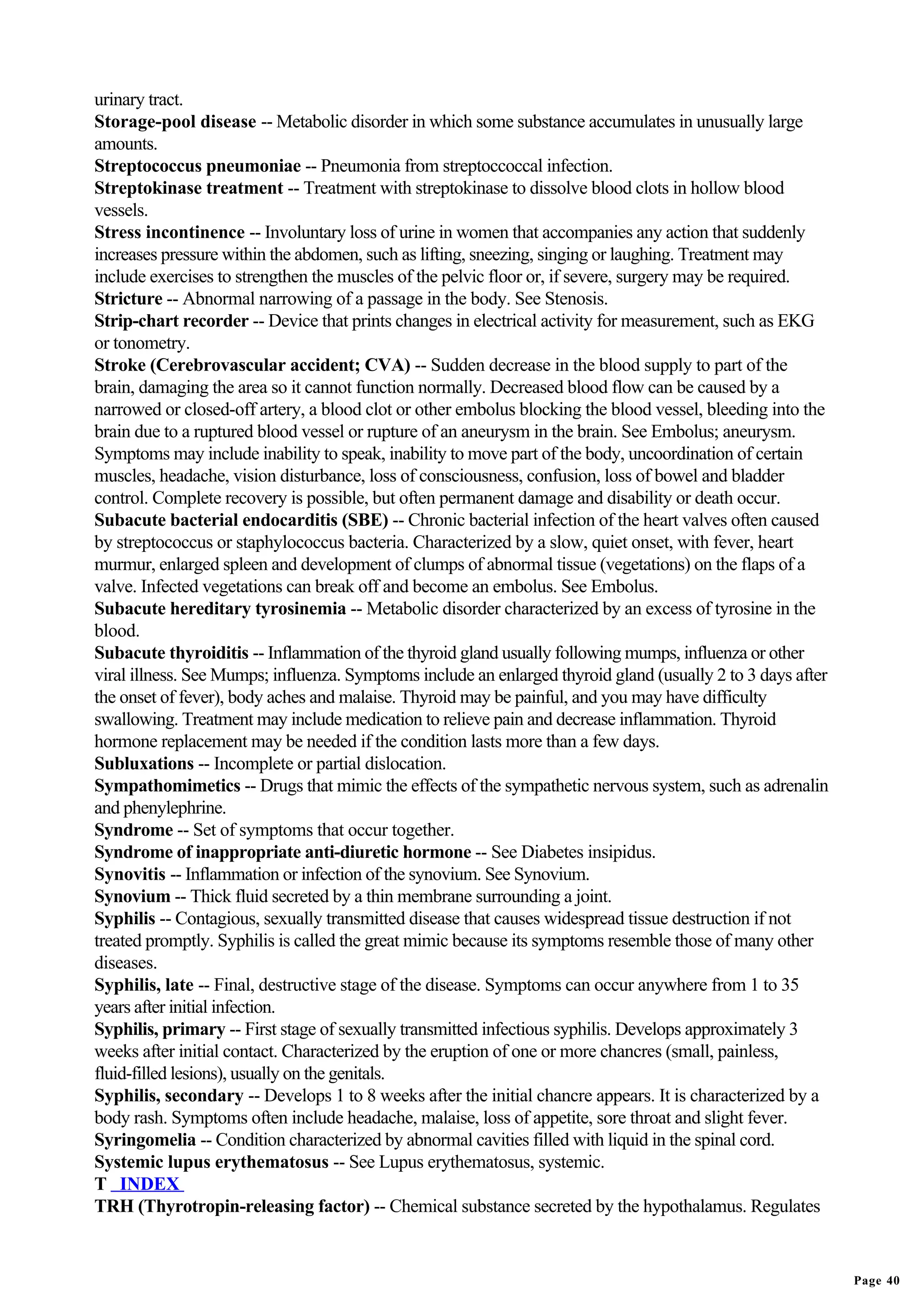 Glossary of medical terms | PDF