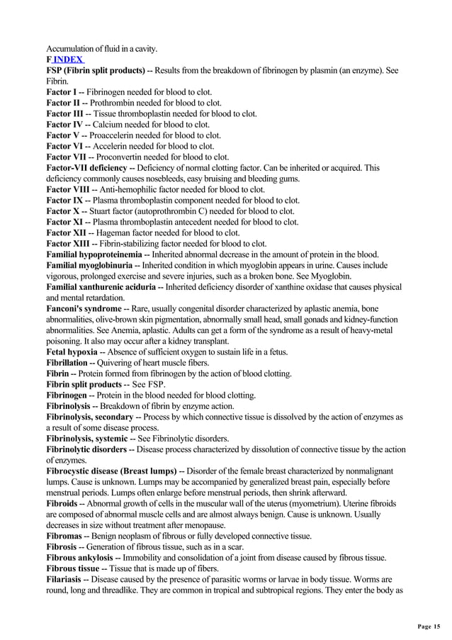 Glossary of medical terms | PDF