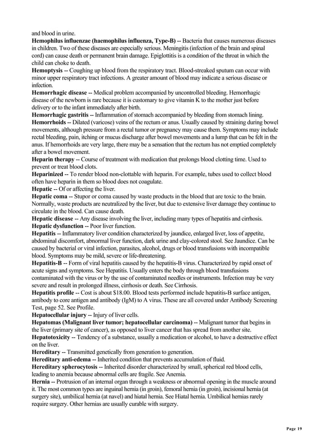 Glossary of medical terms | PDF