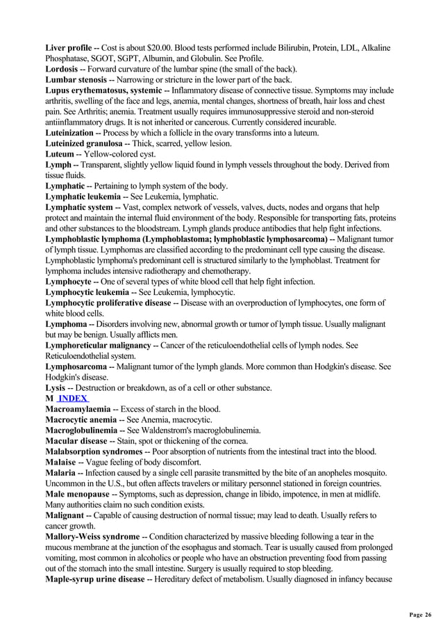 Glossary of medical terms | PDF