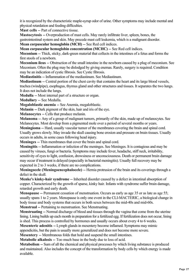Glossary of medical terms | PDF